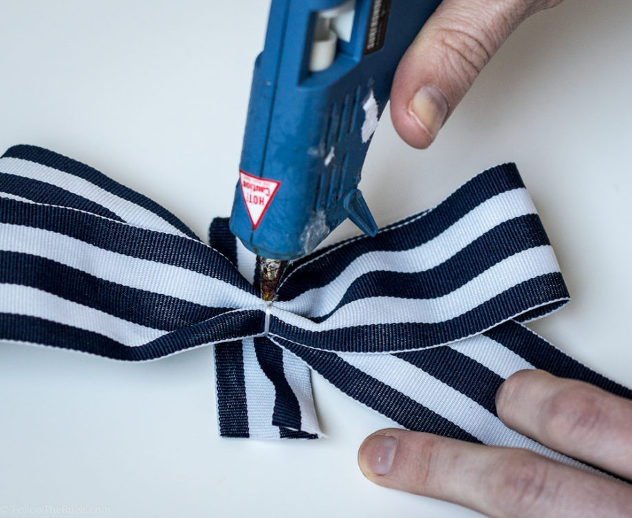 DIY Striped Bow Hat