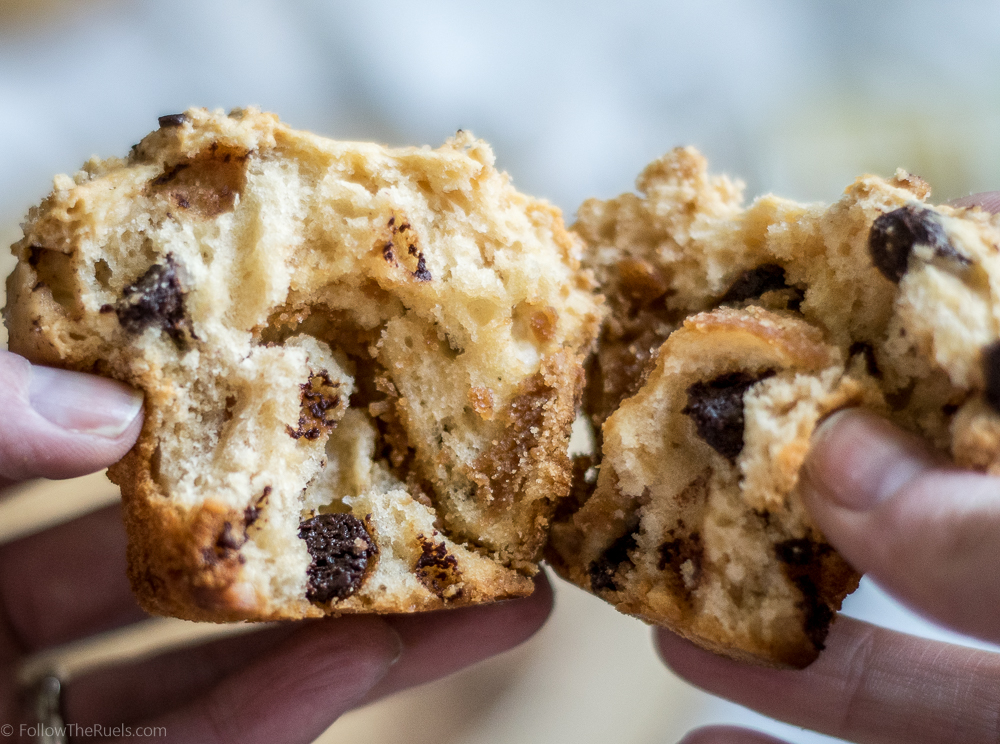 Peanut Butter Chocolate Chip Muffin