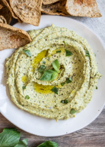 Basil Pesto Hummus Recipe